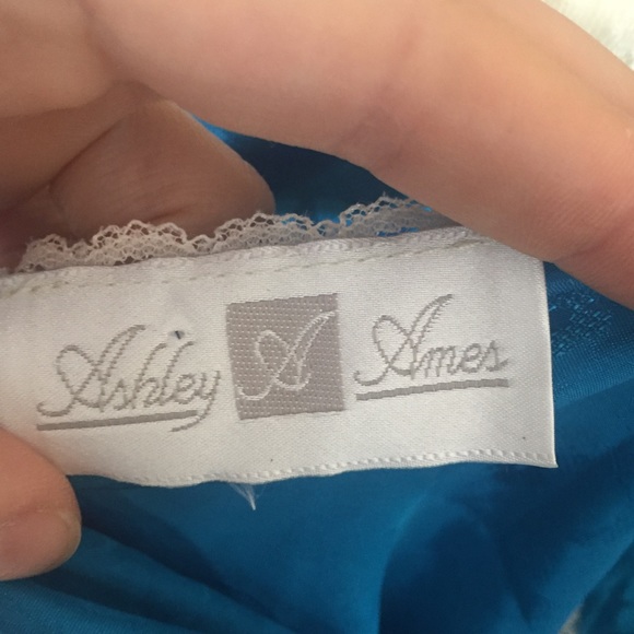 Vintage | Intimates & Sleepwear | Vintage 8s Bright Blue Slip | Poshmark